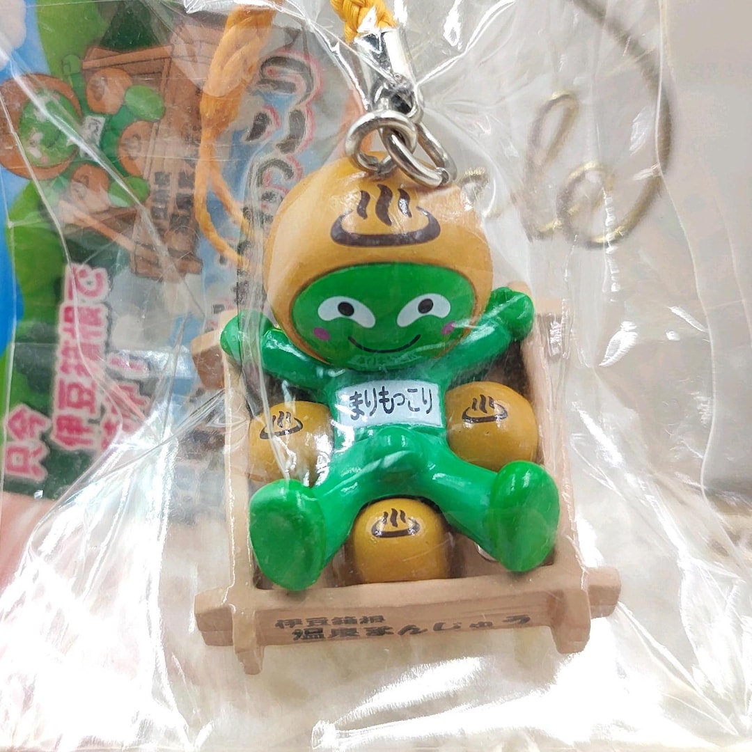 Marimokkori Marimo Moss Ball Figure Costume Charm Strap Hot Spring ...