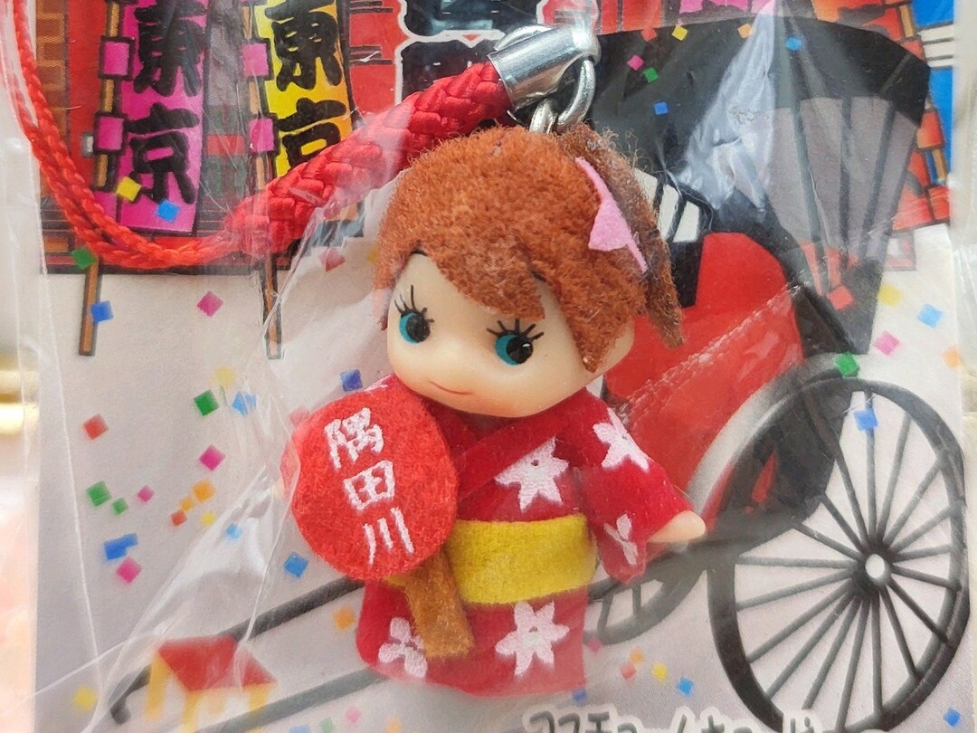 QP Sumidagawa Hanabi Firework Festival Charm Strap,kewpie Doll,kewpie ...