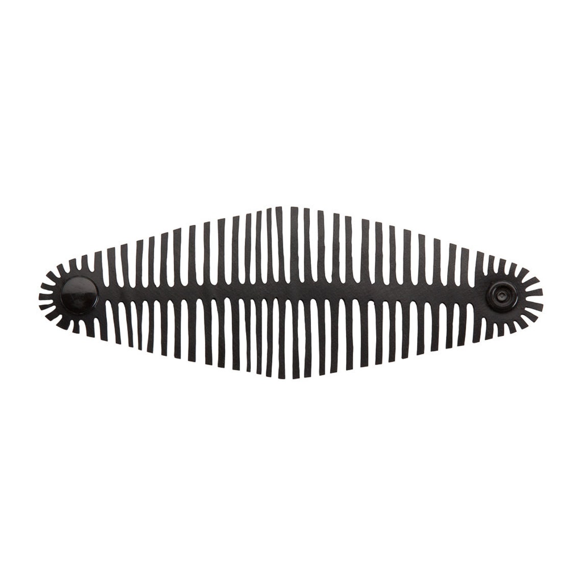 Fishbone Upcycled Rubber Bracelet | Inner Tube Bracelet | Vegan ...