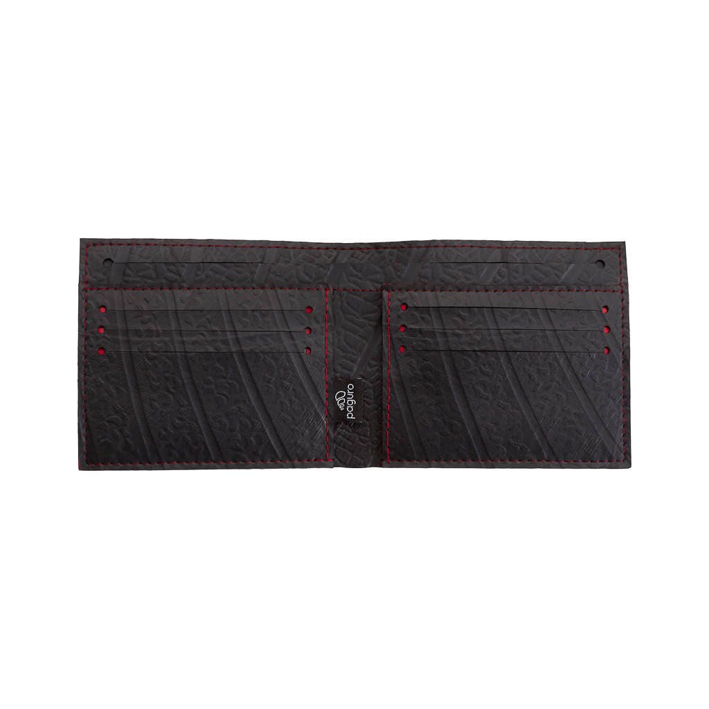 Bifold Non Leather Wallet Inner Tube Vegan Wallet Unique Handmade ...