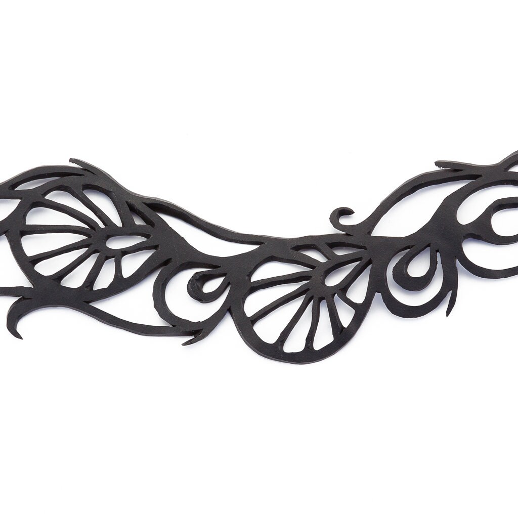 Handmade Recycled Rubber Choker: Elegant Vegan Necklace - Etsy