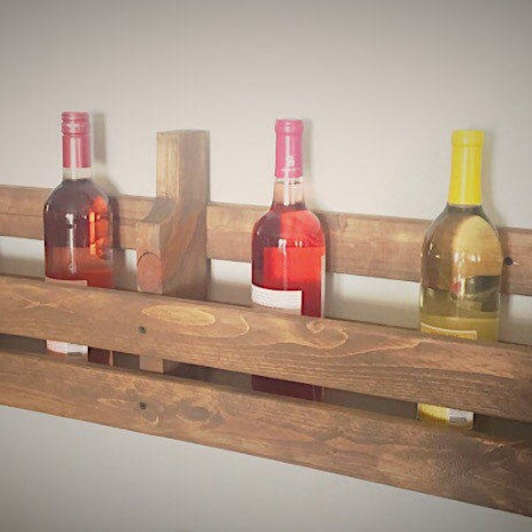 Rustic Wine Rack - Etsy
