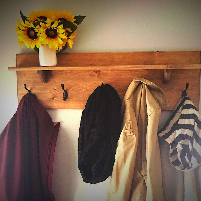 Rustic Coat Rack - Etsy