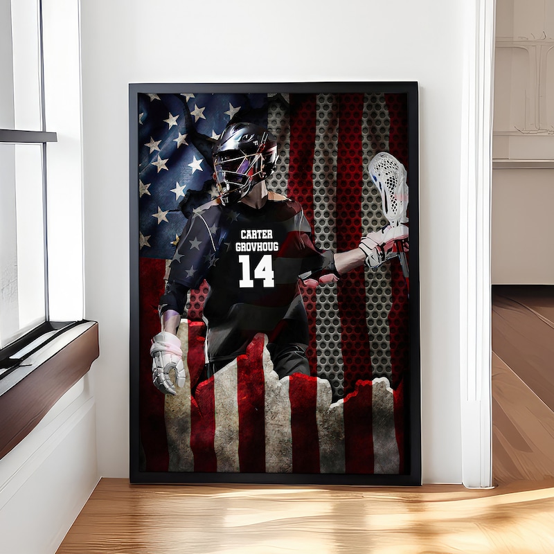 Lacrosse Wall Art - Etsy