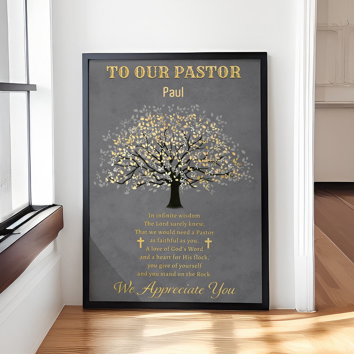 To Our Pastor Poster, Minister Gift, Church Leadership Gift ...