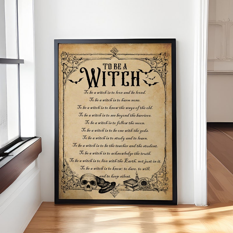 The Witch Poster - Etsy