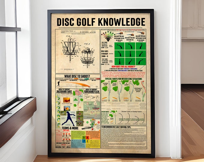 Disc Golf Pocket Guide - Etsy Canada
