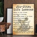 Jiu-jitsu Poster & Canvas, Jiu-jitsu Life Lessons Inspirational Quote ...