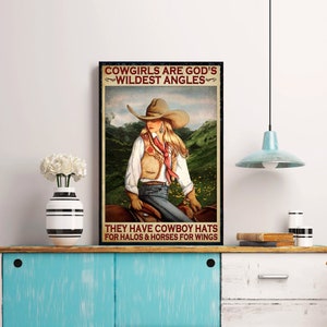 Cowgirls Are God's Wildest Angles They Have Cowboy Hats for Halos and ...