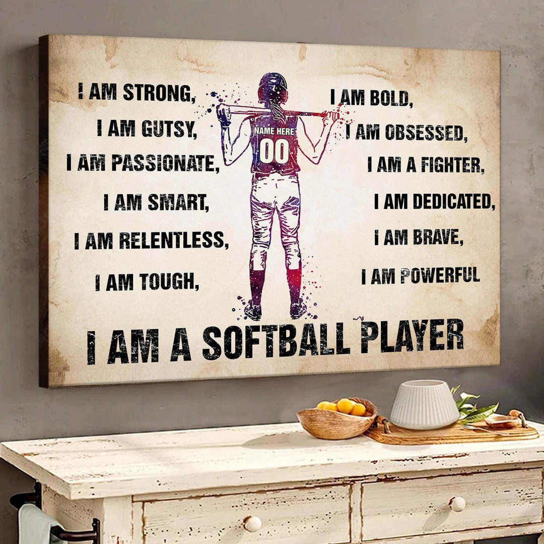 Personalized Softball Practice Like You Have Never Won Poster, Custom ...