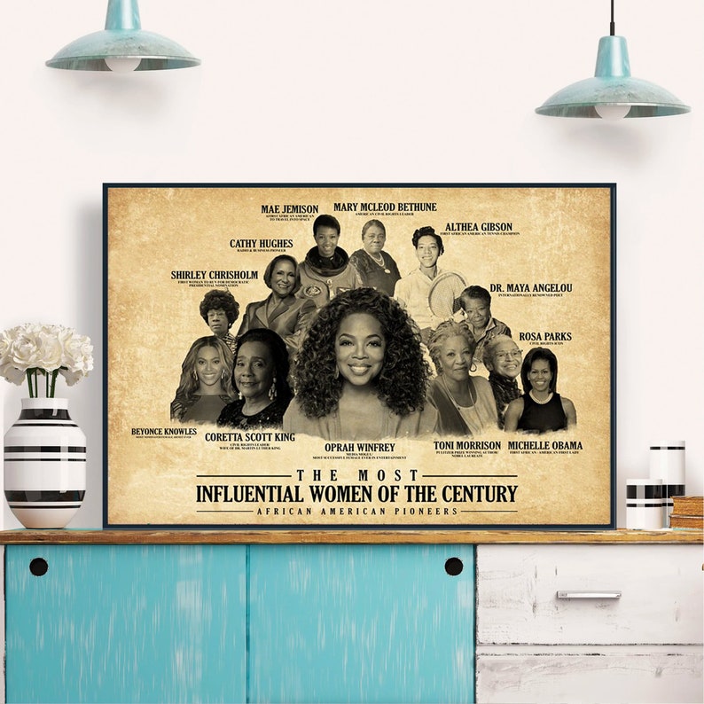 The Most Influential Woman of the Century Poster Feminist - Etsy