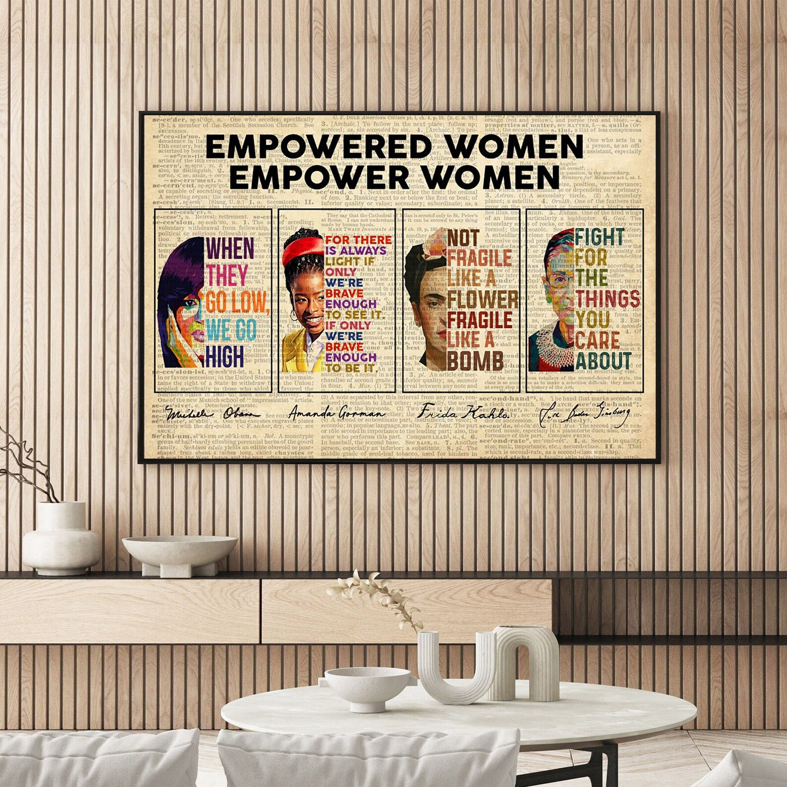 Empowered Woman Poster - Feminist Print, Empowering Women, Strong Women ...