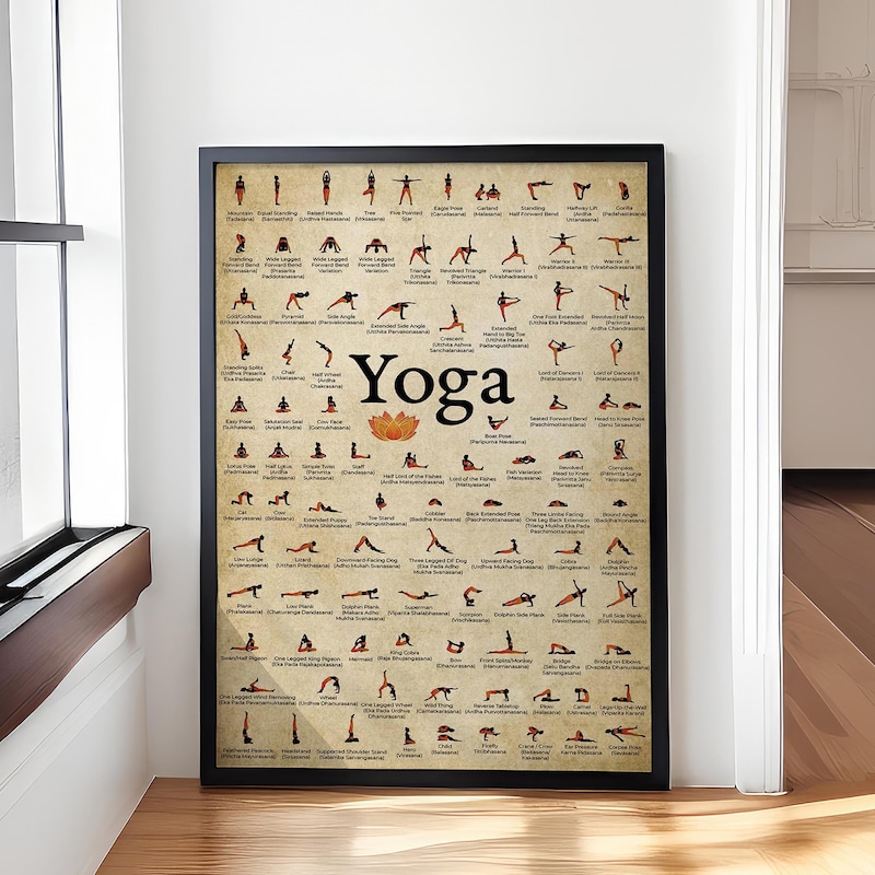 Yoga Poses - Etsy
