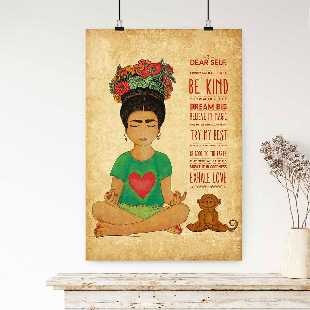 Dear Self - Human Rights Poster, LGBTQ Poster, Vintage Poster, Pride ...