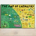 The Map of Chemistry Poster, Chemistry Poster, Chemistry Classroom ...