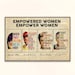 Empowered Woman Poster - Feminist Print, Empowering Women, Strong Women ...