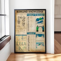 Bowling Poster - Etsy