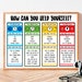 How Can You Help Yourself Poster, Educational Emotional Management Self ...