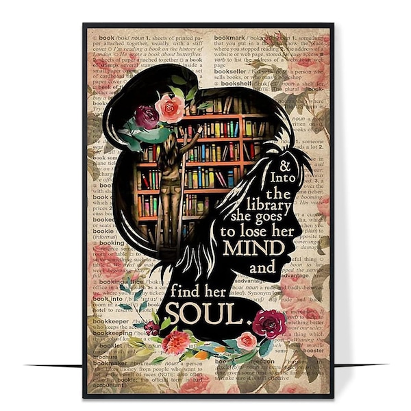 Love Books Poster - Etsy