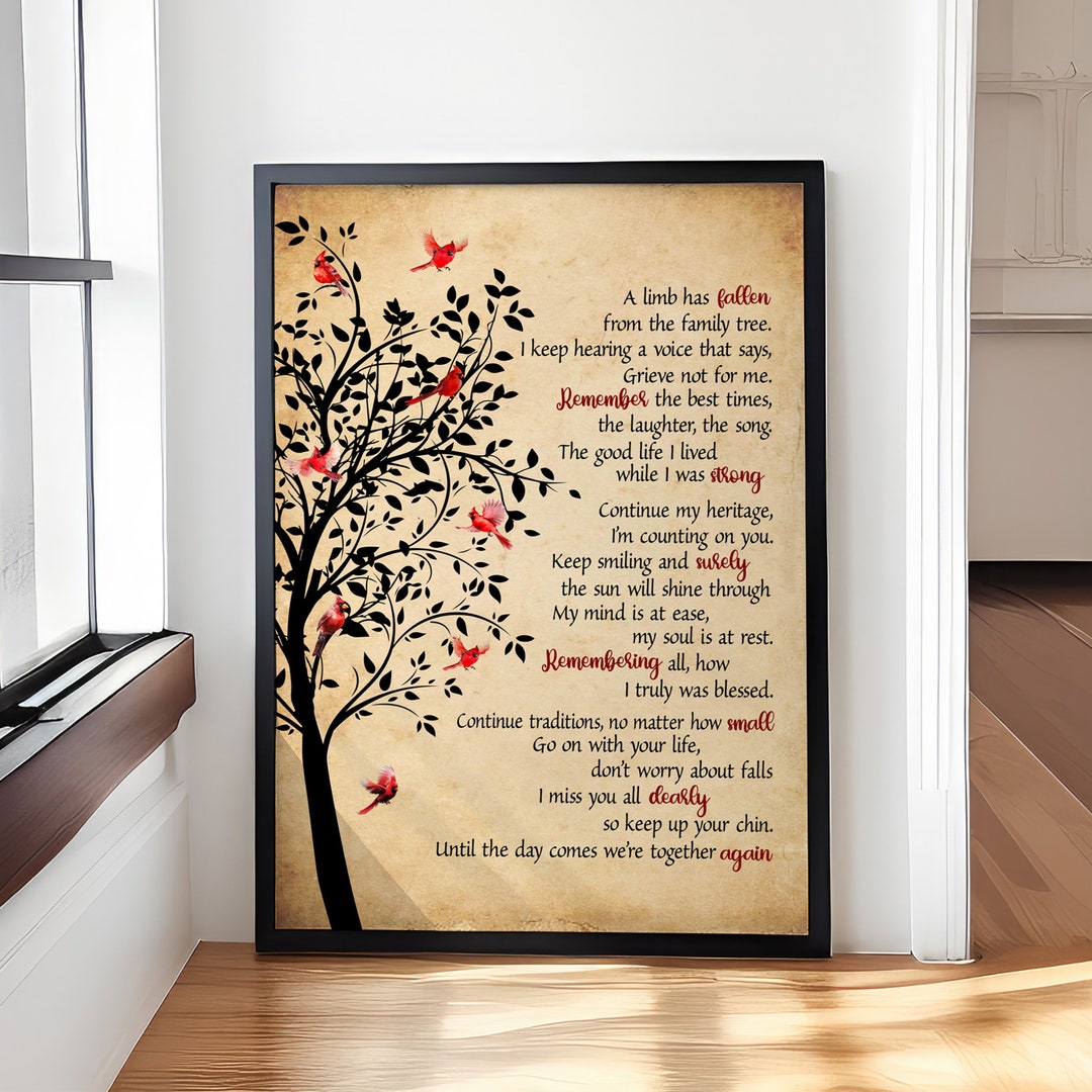 A Limb Has Fallen Canvas Poster, Custom A Limb Has Fallen Vintage ...