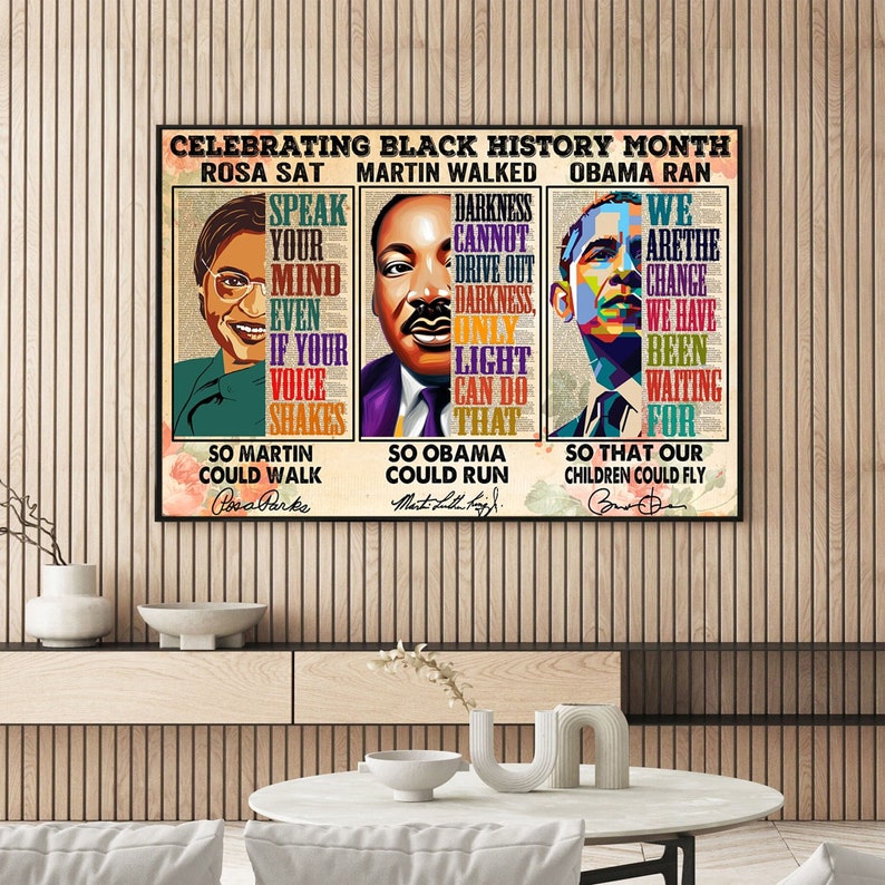 Celebrating Black Month - Rosa Sat Martin Walked Obama Ran Black ...
