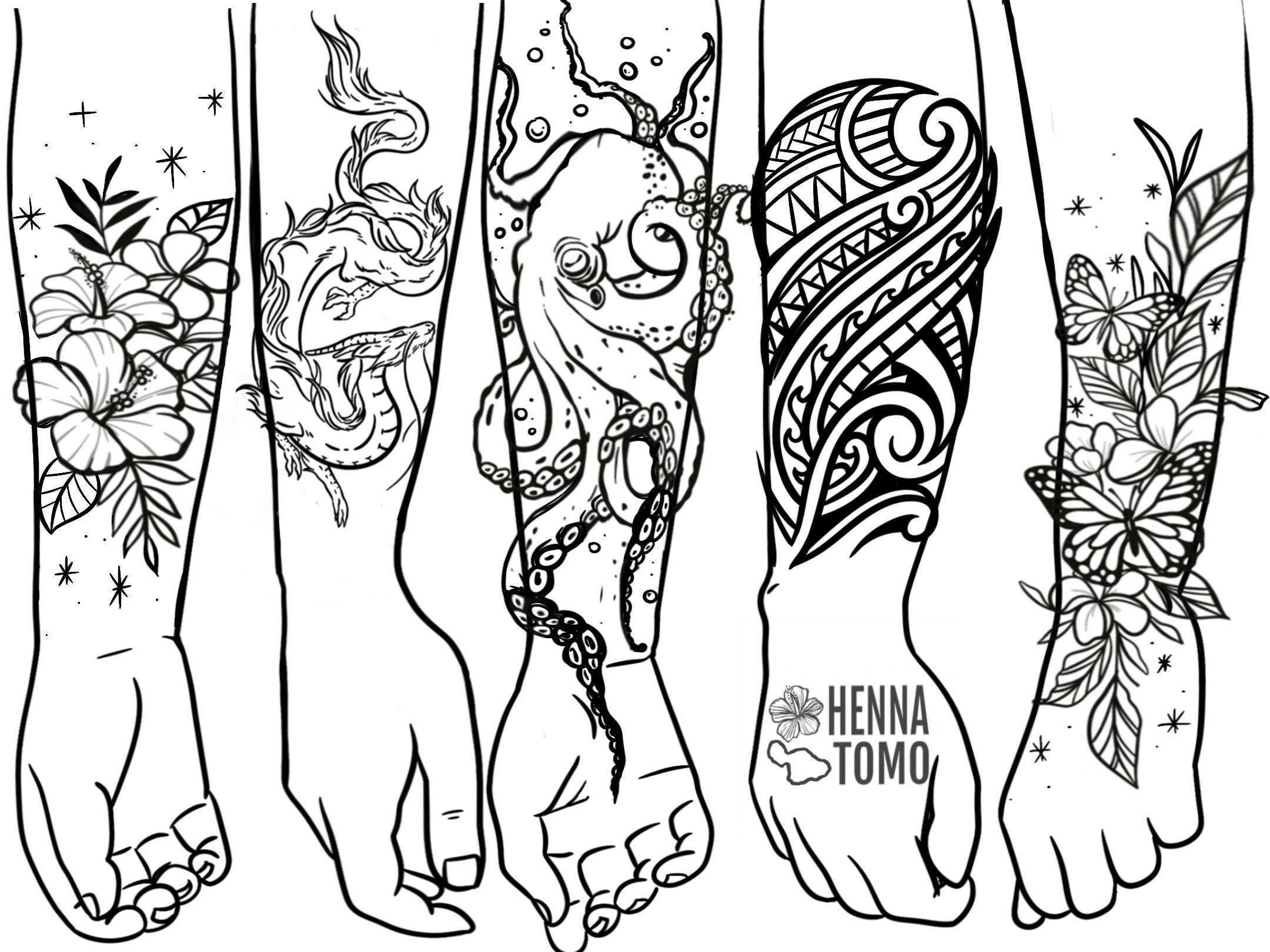 Beautiful Tattoo Design - Etsy