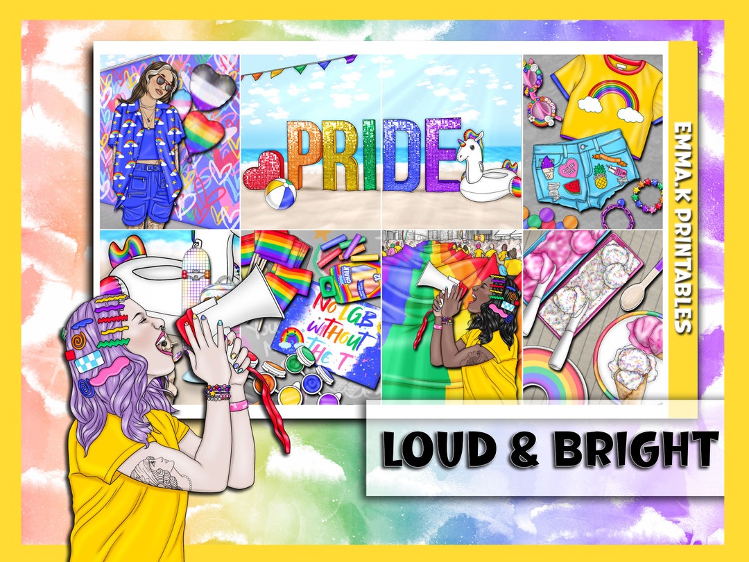 Loud & Bright Printable Planner Kit - Etsy