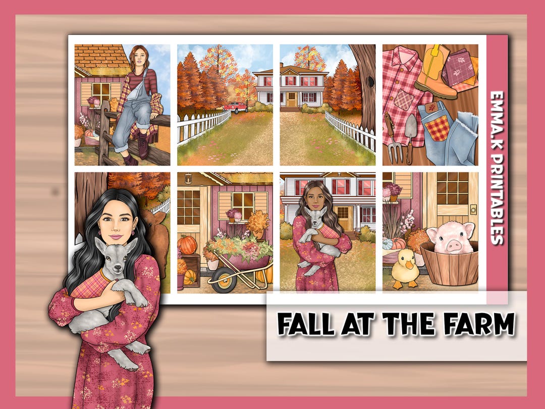 Fall on the Farm - Printable Planner Kit - Etsy