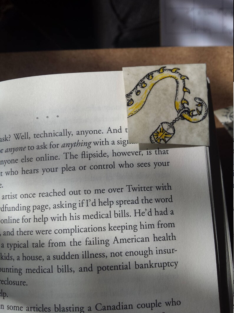 Dragon Corner Bookmarks - Etsy
