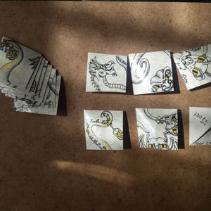 Dragon Corner Bookmarks - Etsy