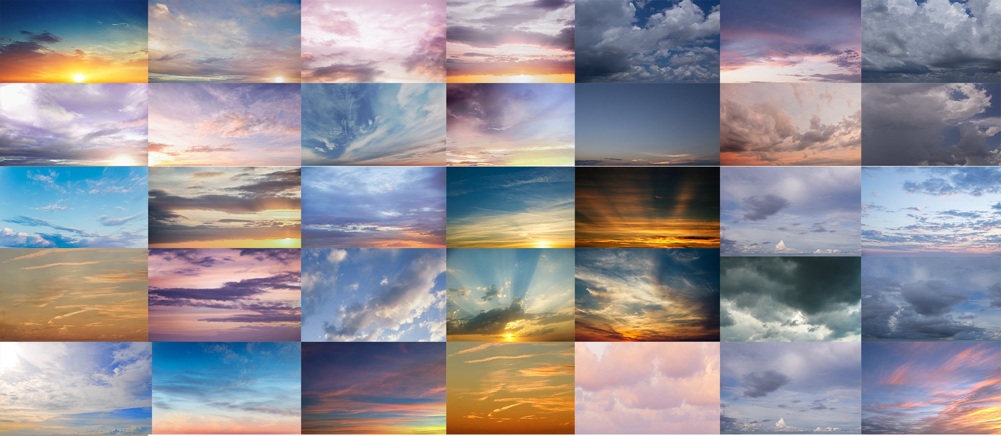 Moody Sky Overlays - Etsy Australia