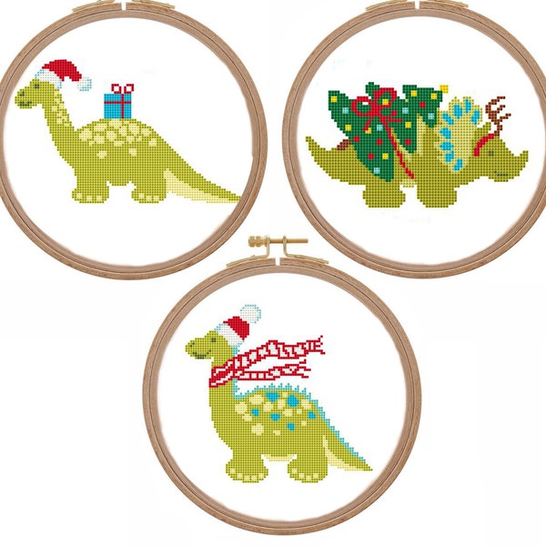 Dino Cross Stitch - Etsy
