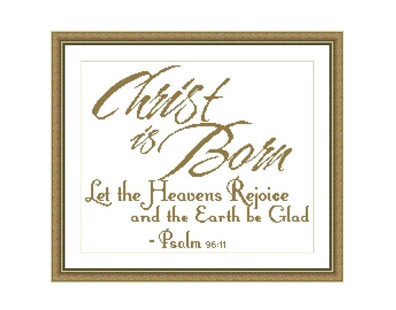 Religious Cross Stitch Pattern Modern Bible Verse Cross Stitch | Etsy