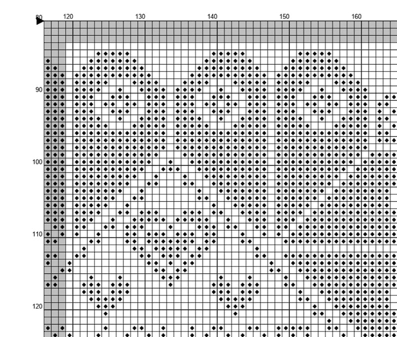 Quaker Hearts Valentine Day Cross Stitch Pattern Modern Easy Simple ...