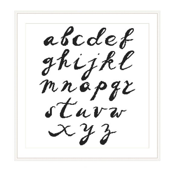 Modern Calligraphy Alphabet Fonts