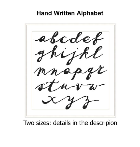 Modern Calligraphy Fonts Alphabet