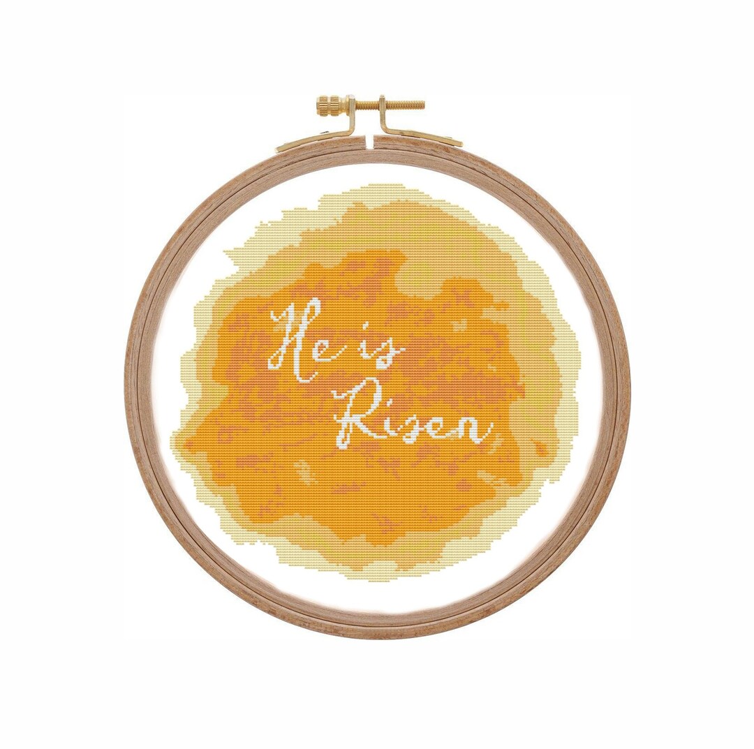Easter Cross Stitch Pattern Modern Religious Cross Stitch Bible Verse ...