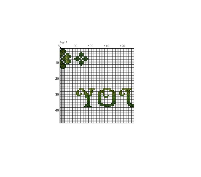 Irish Cross Stitch Pattern Saying Irish Baby Blessing Cross - Etsy