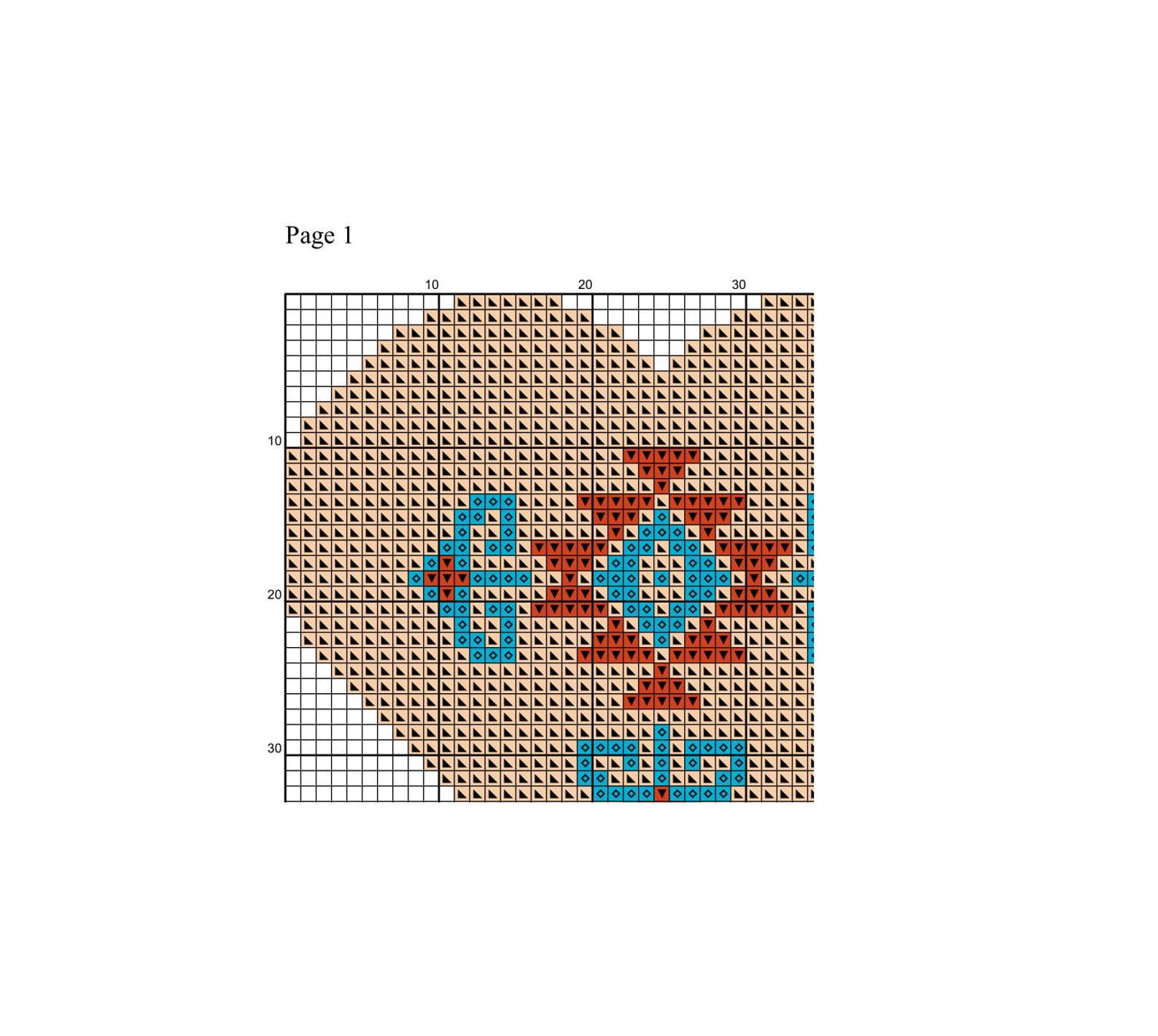Southwestern Cross Stitch Pattern Mini Geometric Modern American Cross ...
