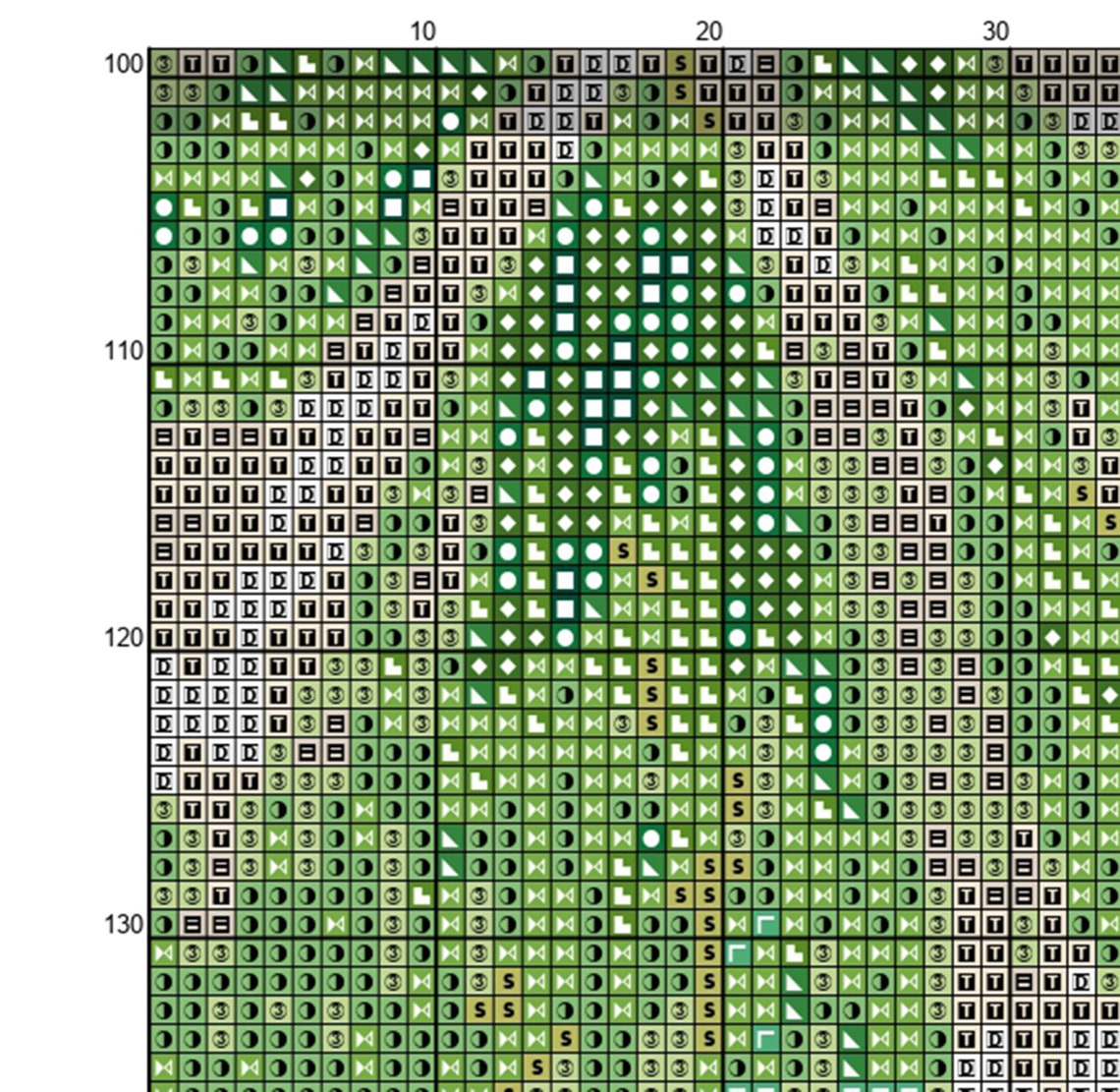 Citrus Cross Stitch Pattern Modern Lemon Xstitch Chart - Etsy