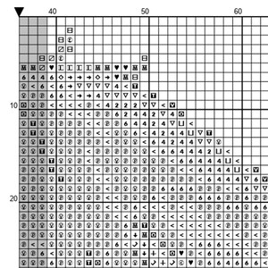 Bluebell Cross Stitch Pattern Single Blue Flower Cross Stitch Modern ...