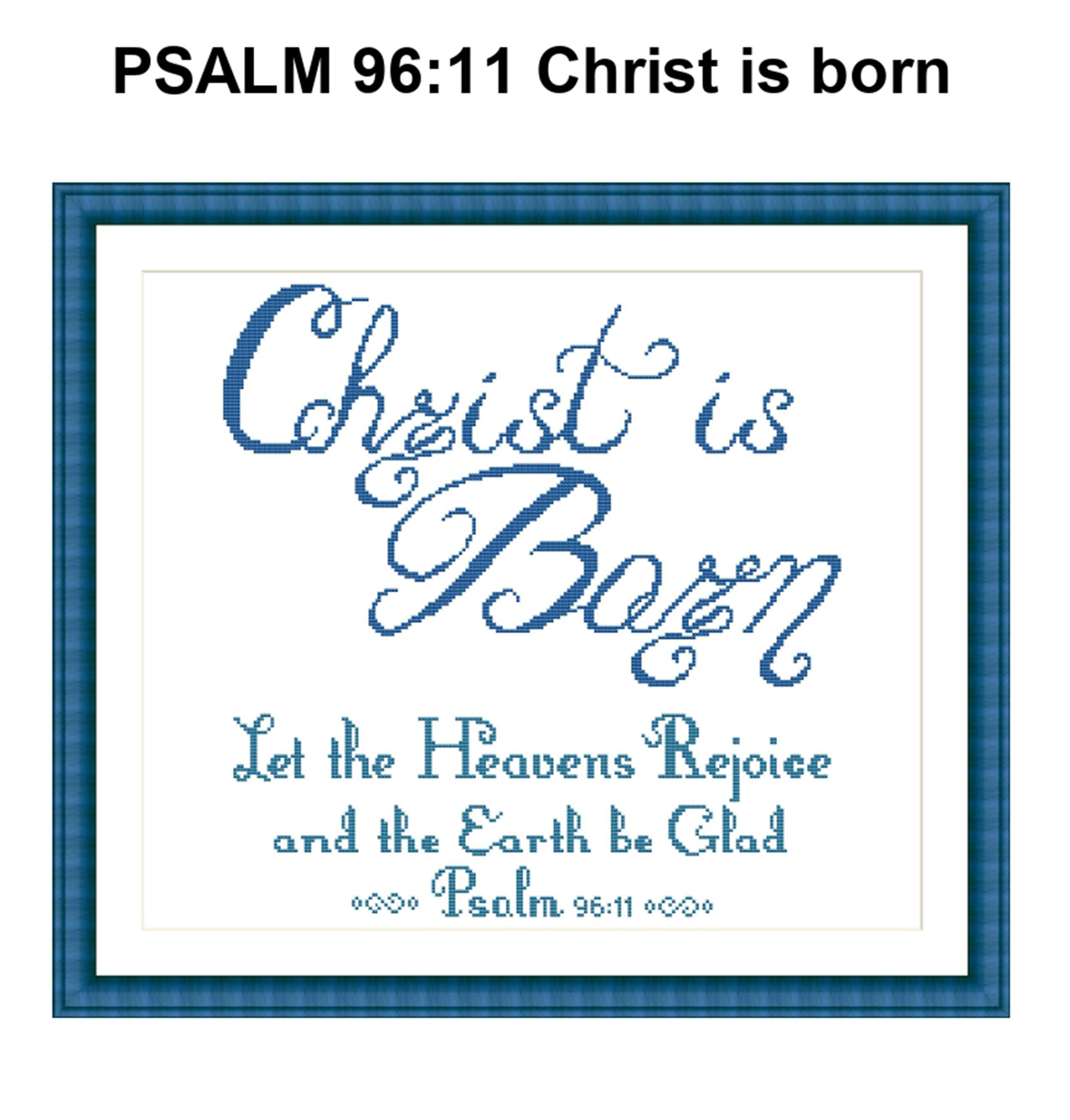 Religious Cross Stitch Pattern Modern Bible Verse Cross Stitch - Etsy