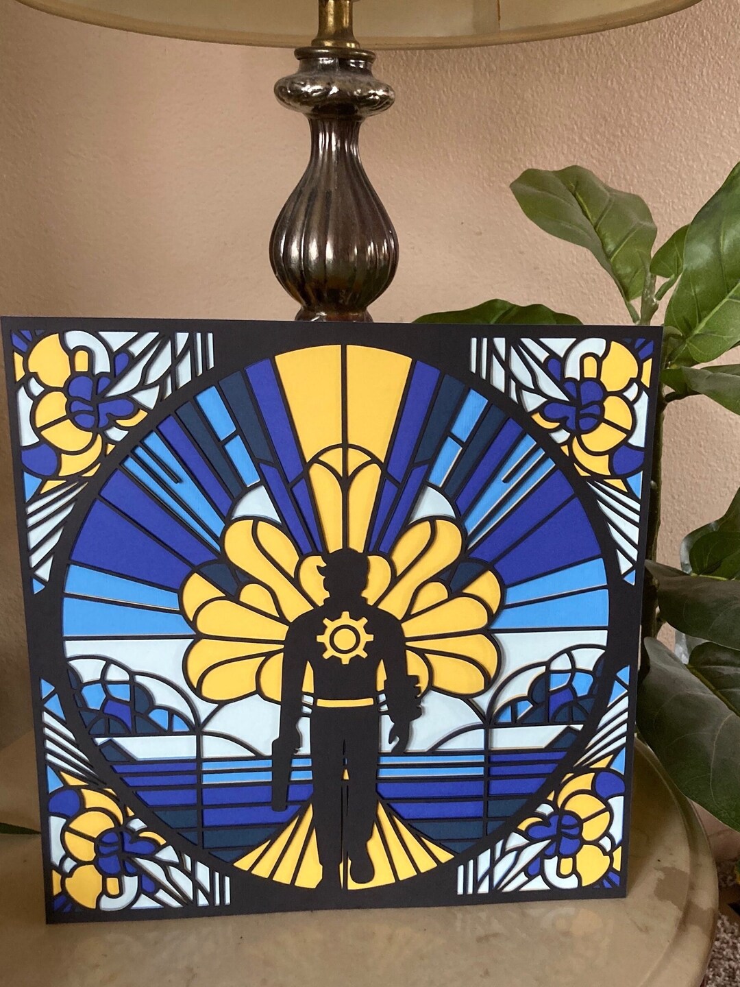 Fallout Stained Glass SVG Cutting File Old School Gaming Cricut Video ...