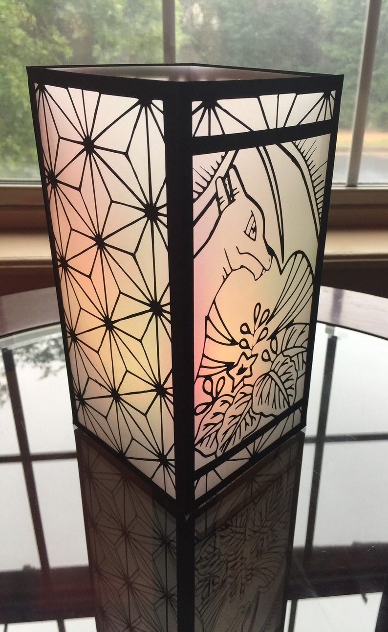 Pokémon Hanafuda Inspired Paper Lanterns / Charizard / LED - Etsy