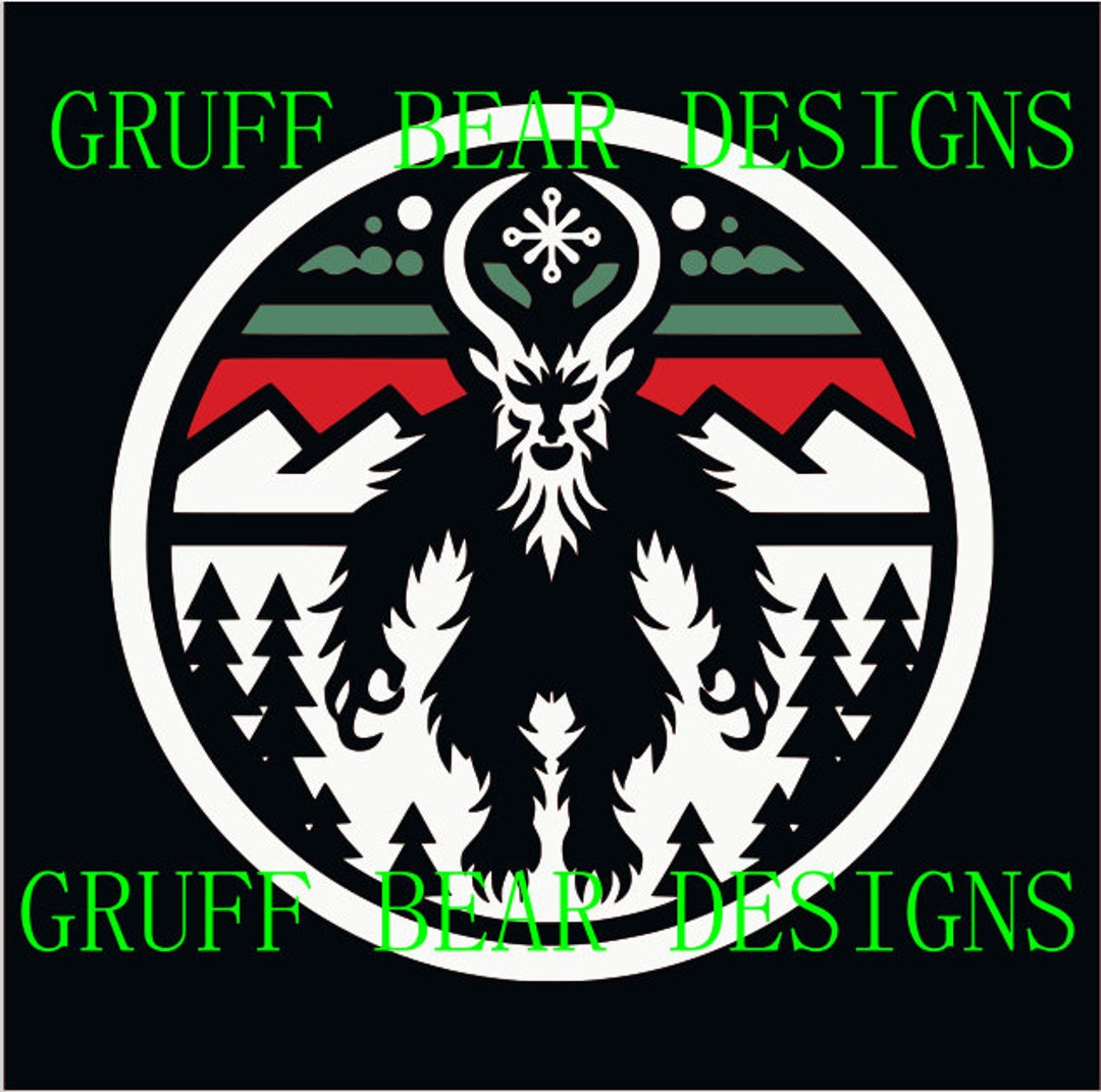 Krampus Christmas Layered Design SVG File Shadow Box Christmas ...