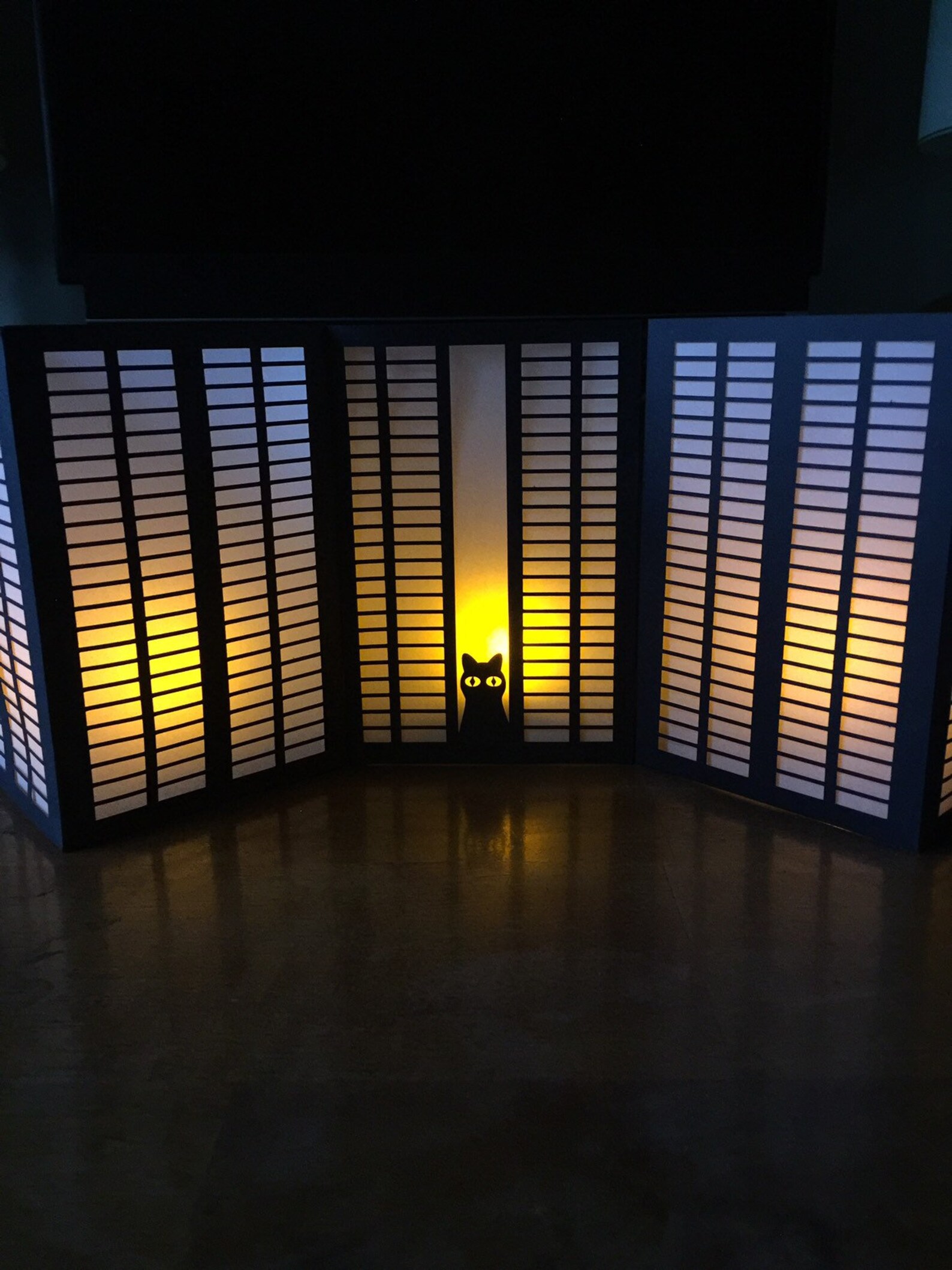 Japanese Shoji Lamp / Shoji Wall Inspired Paper Lantern Set - Etsy