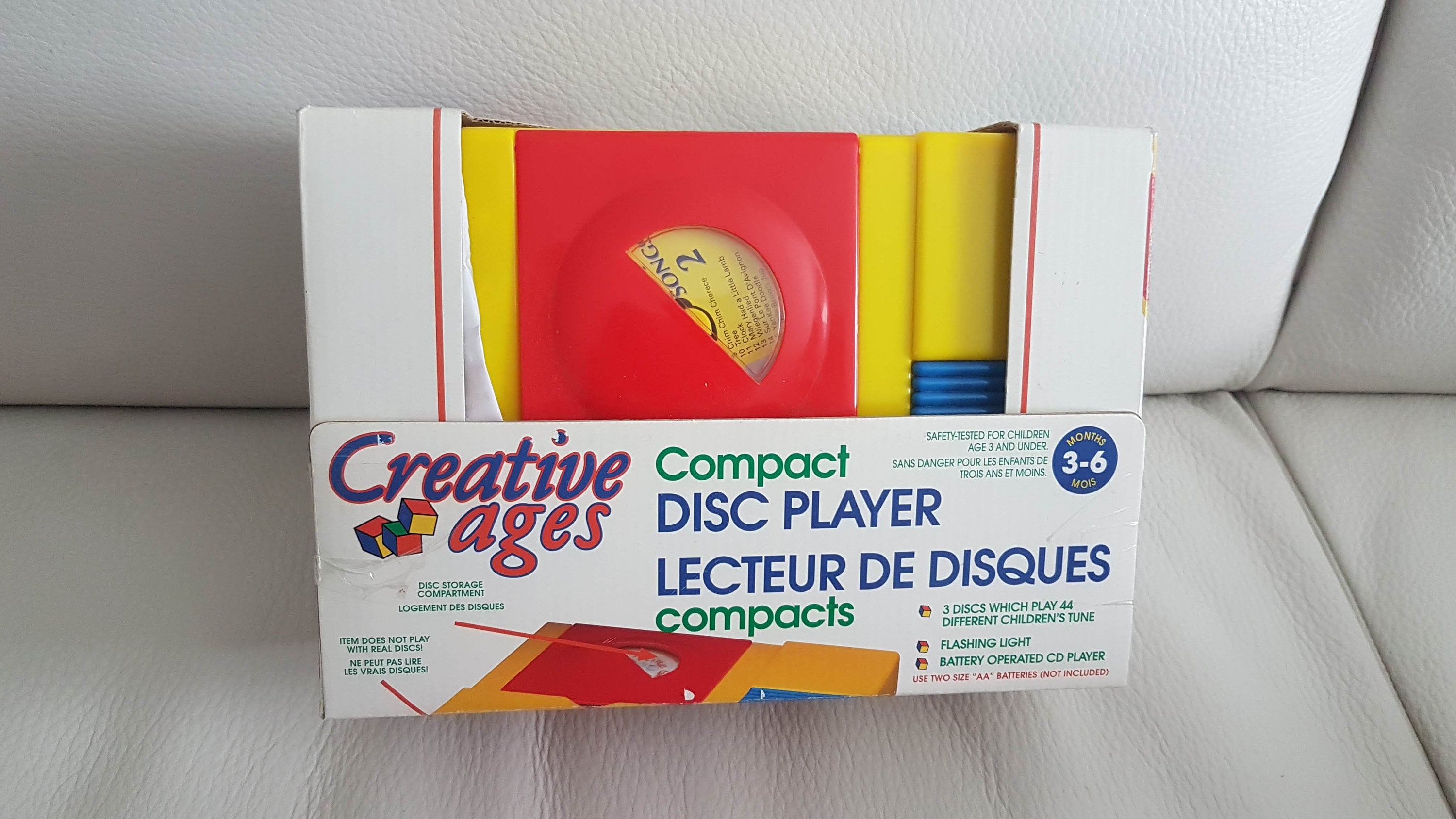 NEW Vintage Kids CD Player & 3 Music Discs Christmas Songs Lullabies ...