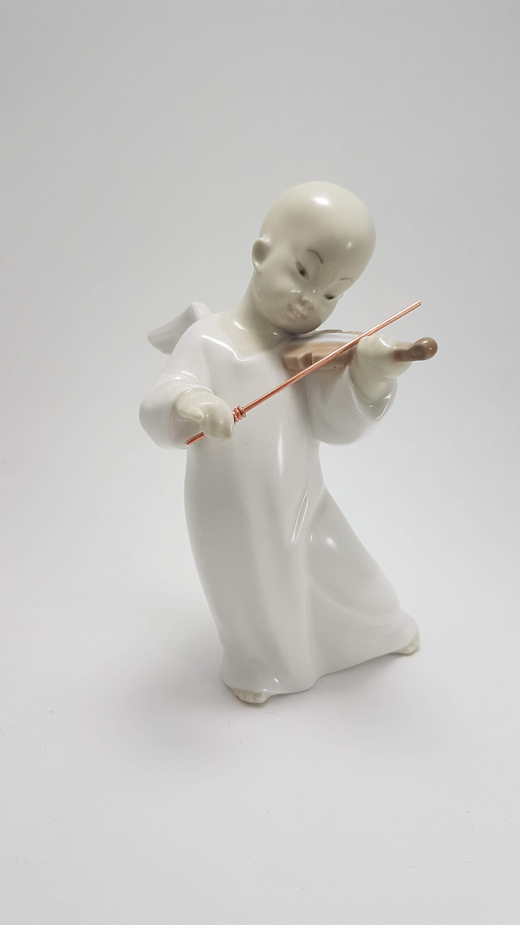 LLADRO Asian ANGEL With Violin Porcelain Figurine - Etsy