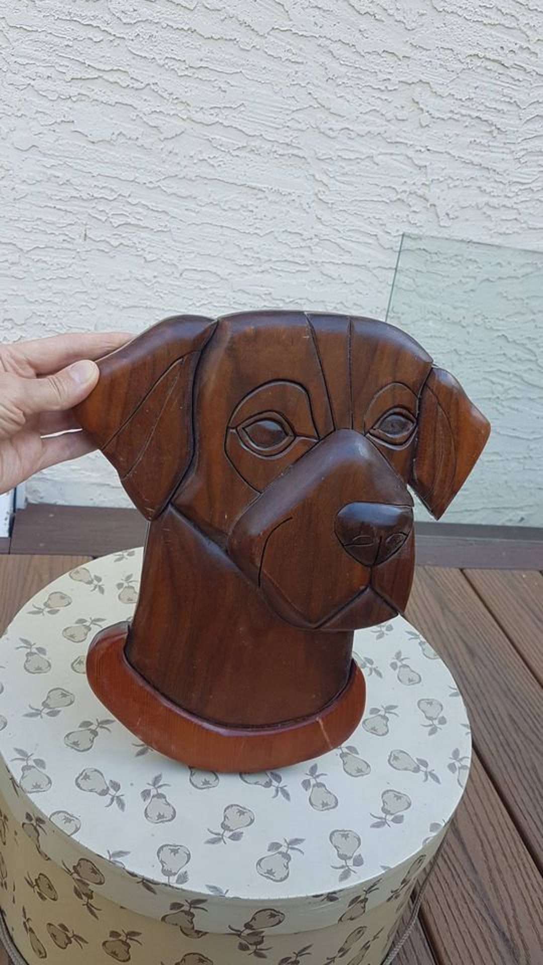 Labrador Carved Wood Plaque Lab Retriever Dog Vintage - Etsy