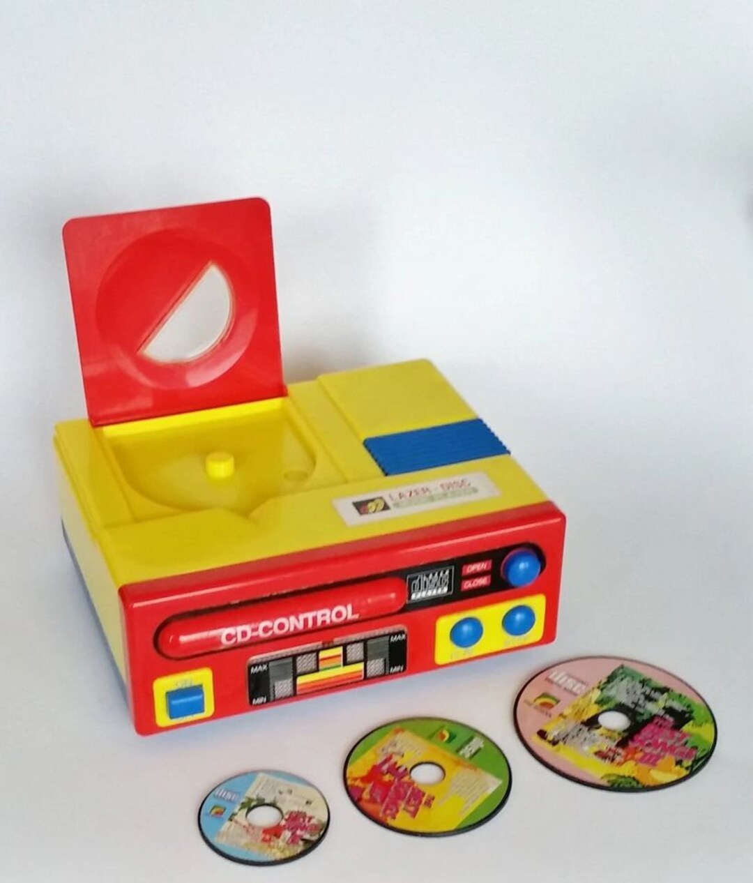 NEW Vintage Kids CD Player & 3 Music Discs Christmas Songs Lullabies ...